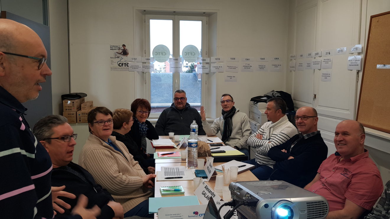 ABBEVILLE – 80 : formation des adhérents et des délégués - CFTC-HDF